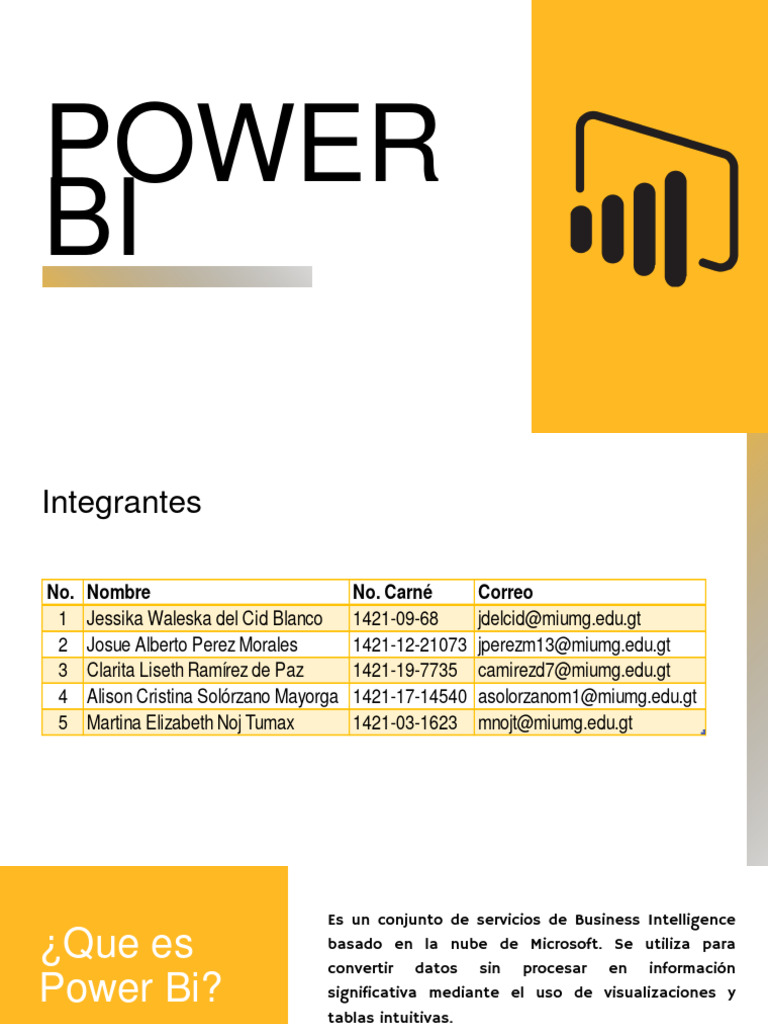 Power Bi - Grupo 1 | PDF | Microsoft Windows | Servidor SQL de Microsoft