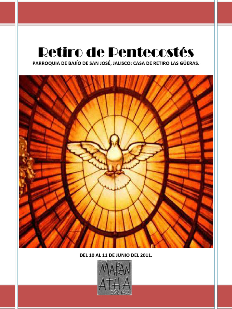 Retiro de Pentecostc3a9s Bajio de San Josc3a9 Jalisco - Grupo Maran Atha 2011 | PDF ...