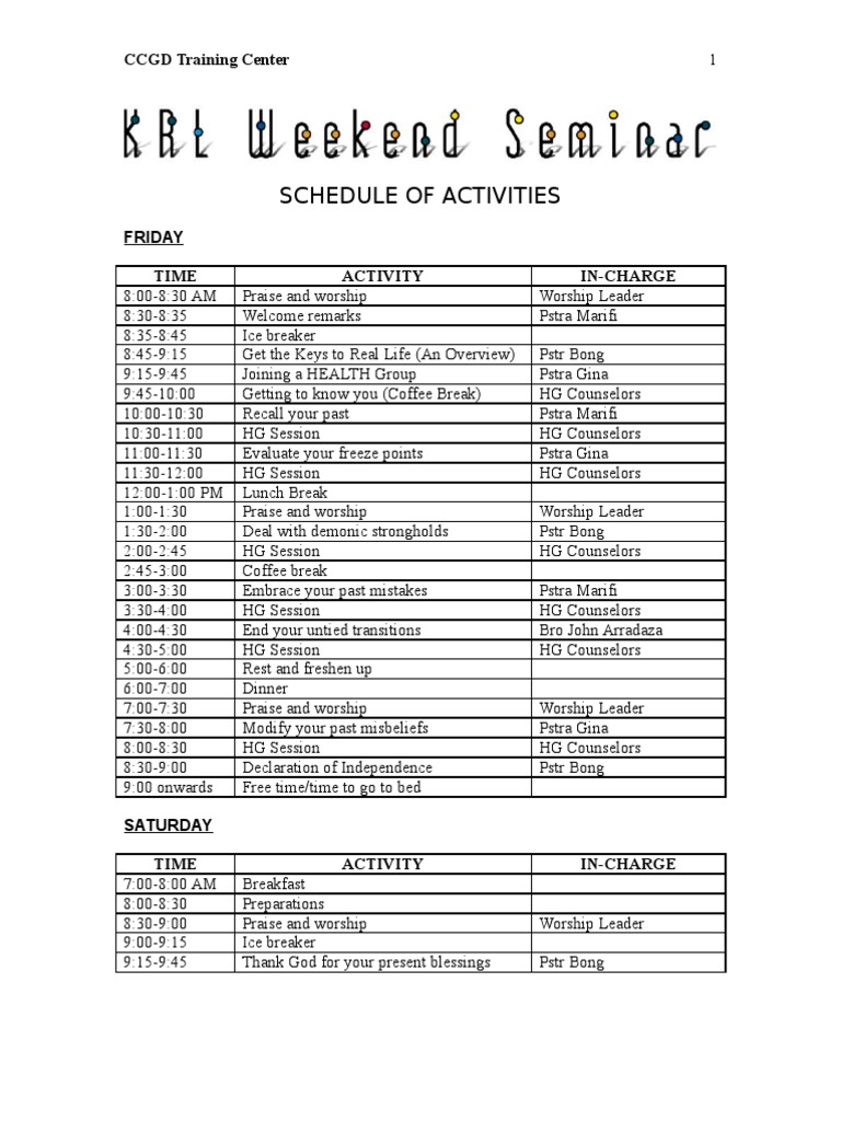 Keys To Real Life Schedule) | PDF | Religious Behaviour And Experience