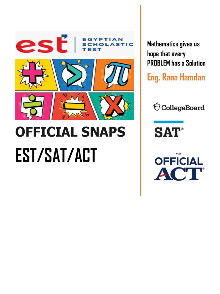 EST - SAT - ACT - Pack 1 - Gr8 - 9 | PDF
