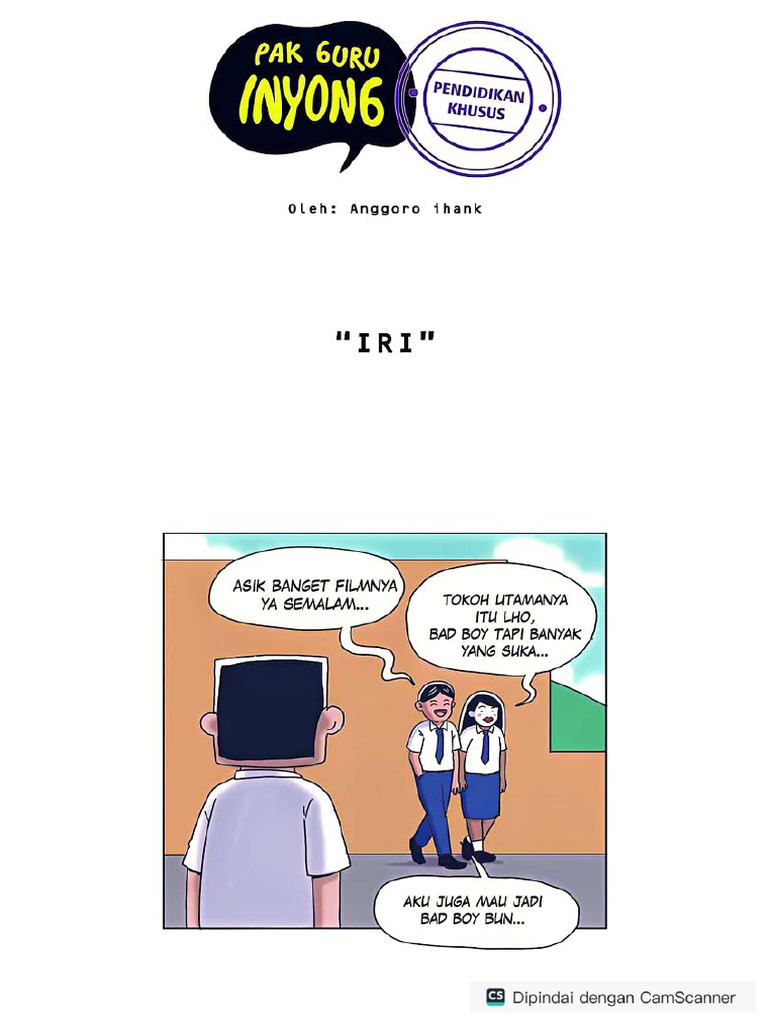 Literasi Pak Guru Inyong | PDF