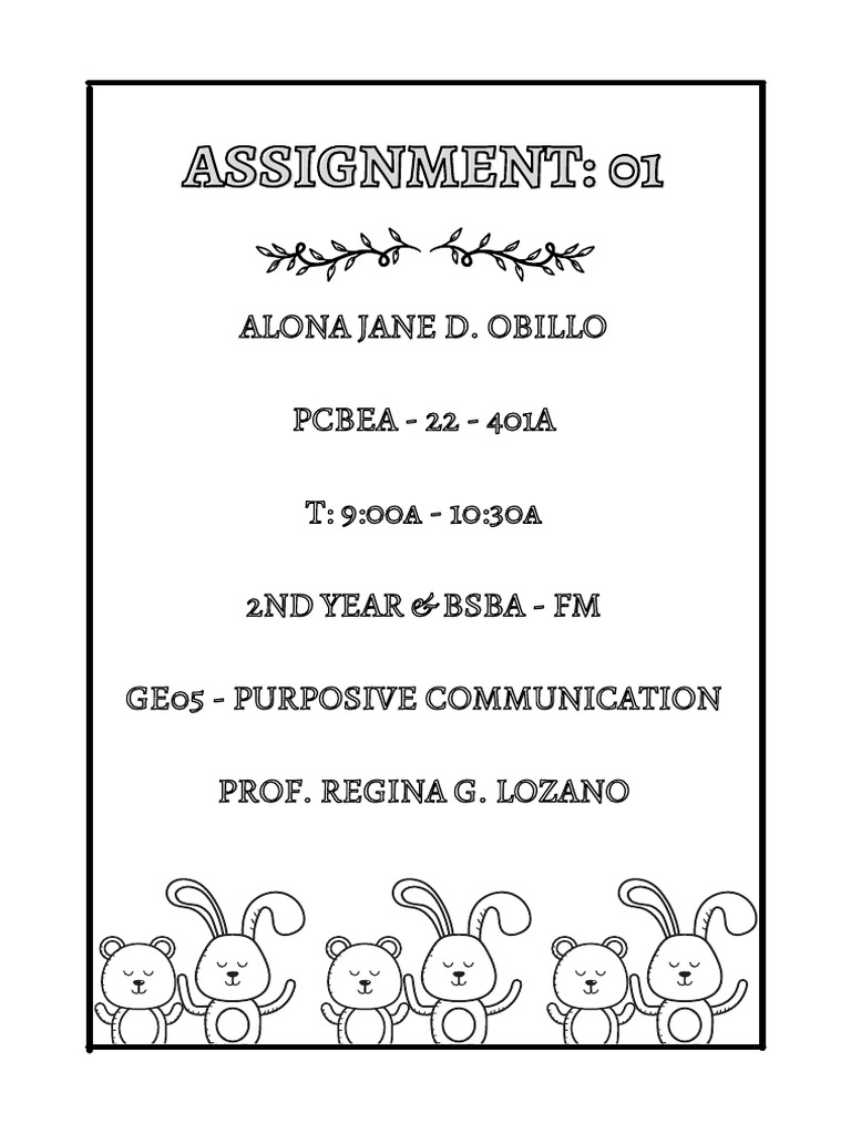 Acrostic Poem on Communication | PDF