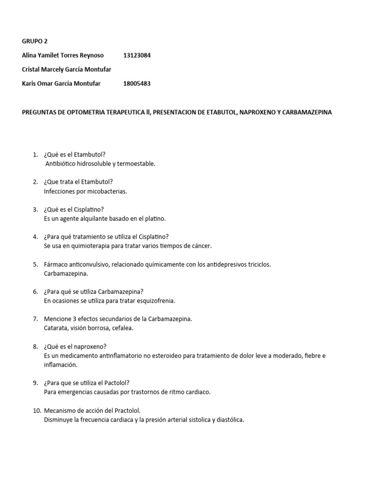 Banco de Preguntas Dr. Izaguirre Parcial | PDF