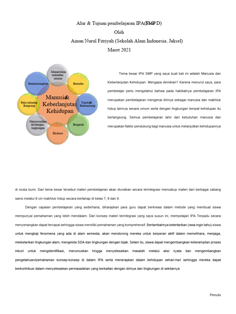 Silabus Ipa Kurikulum Merdeka | PDF