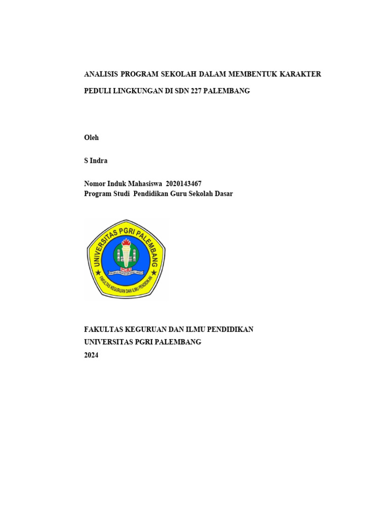 Proposal Indra | PDF | Karier & Perkembangan | Kesehatan Holistik