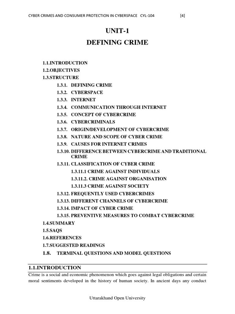Introduction to Cybercrime and Its Impact | PDF | Cybercrime | Computer ...