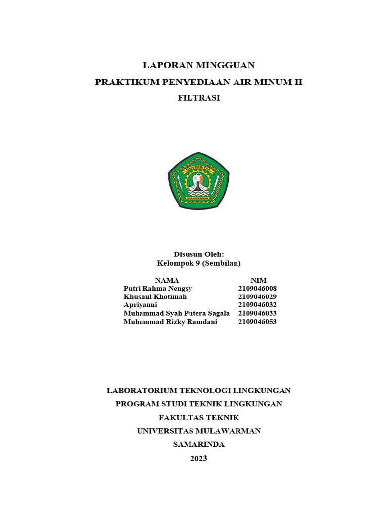 Lapming PAM Modul Filtrasi - Iky | PDF