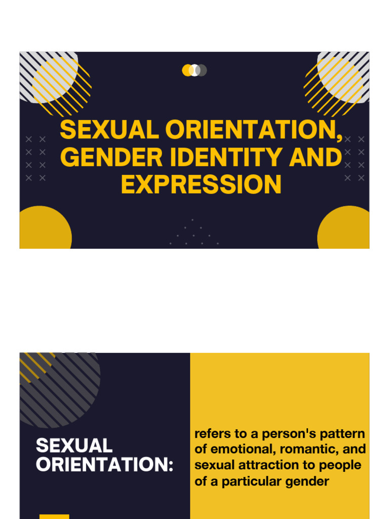 SOGIE | PDF | Sexual Orientation | Gender Studies