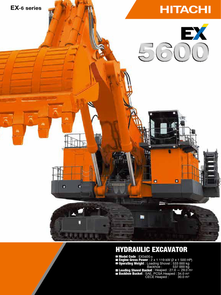 ModelSp Large Excavators Model Ex-5600 3a34a6b7bb | PDF | Business