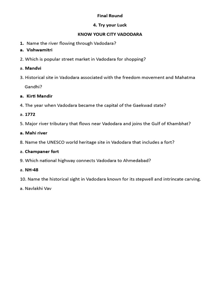 Final - General Round | PDF