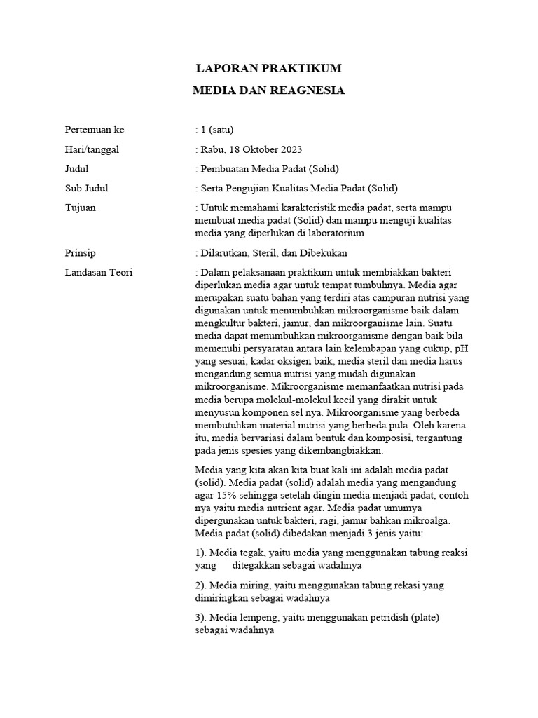 Laporan Praktikum Pertemuan 1 Gita Nada Hartawn | PDF