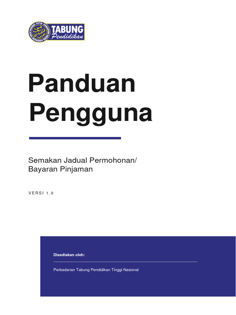 Panduan Semakan Jadual PTPTN | PDF