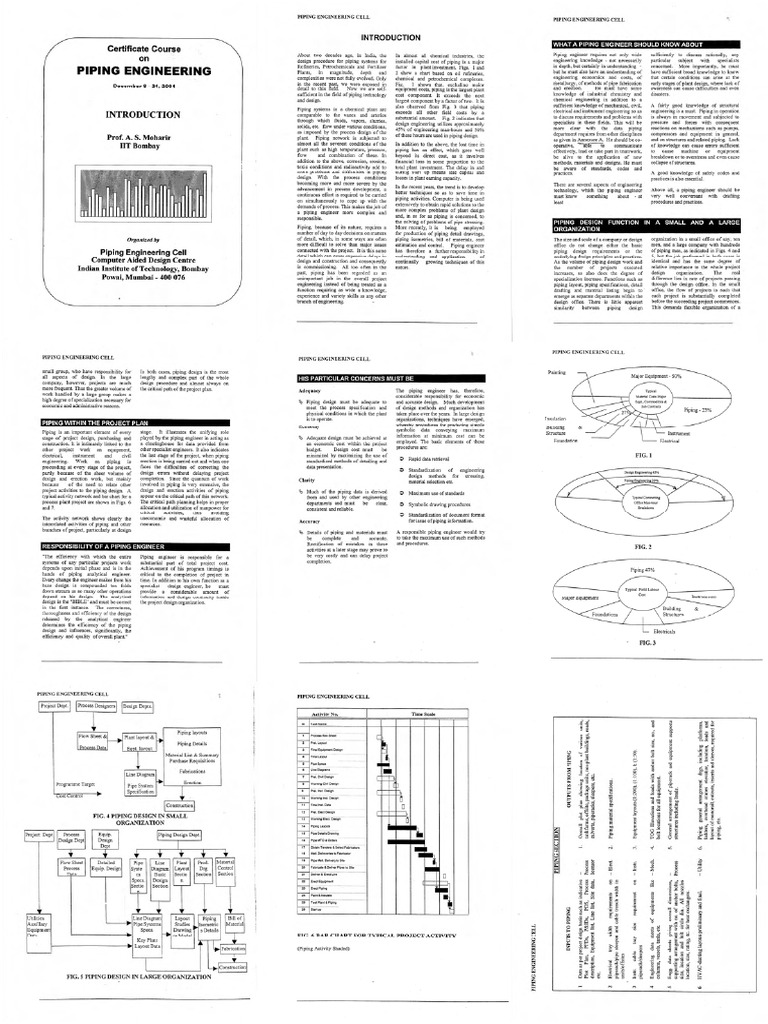Piping Engineering Course Notes | PDF