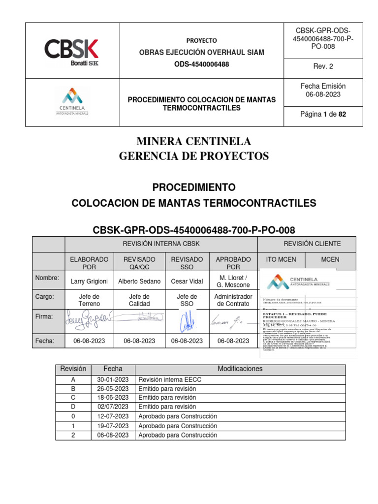 Method Statement For Field Joint Coating | PDF | Revestimiento | Epoxy