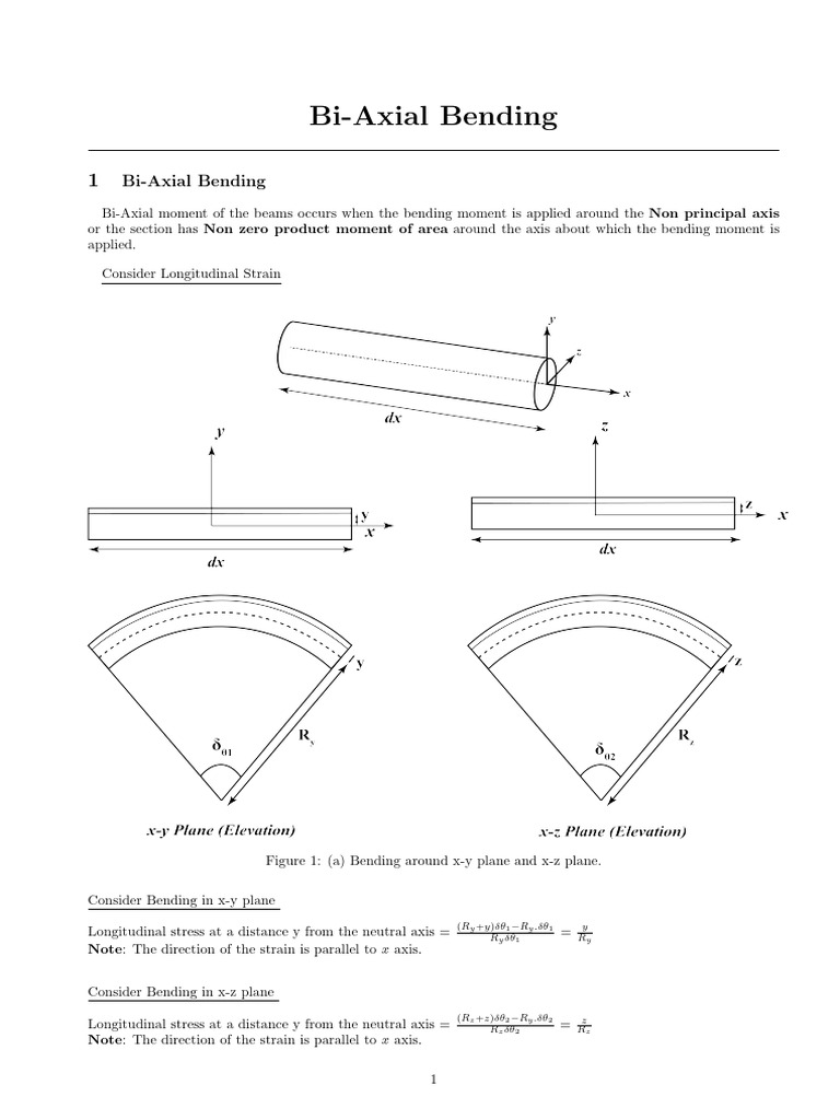 05 Biaxial | PDF | Bending | Stress (Mechanics)