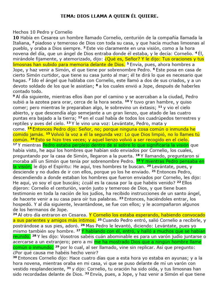 Dios Llama A Quien El Quiere | PDF | Creencia religiosa y doctrina ...