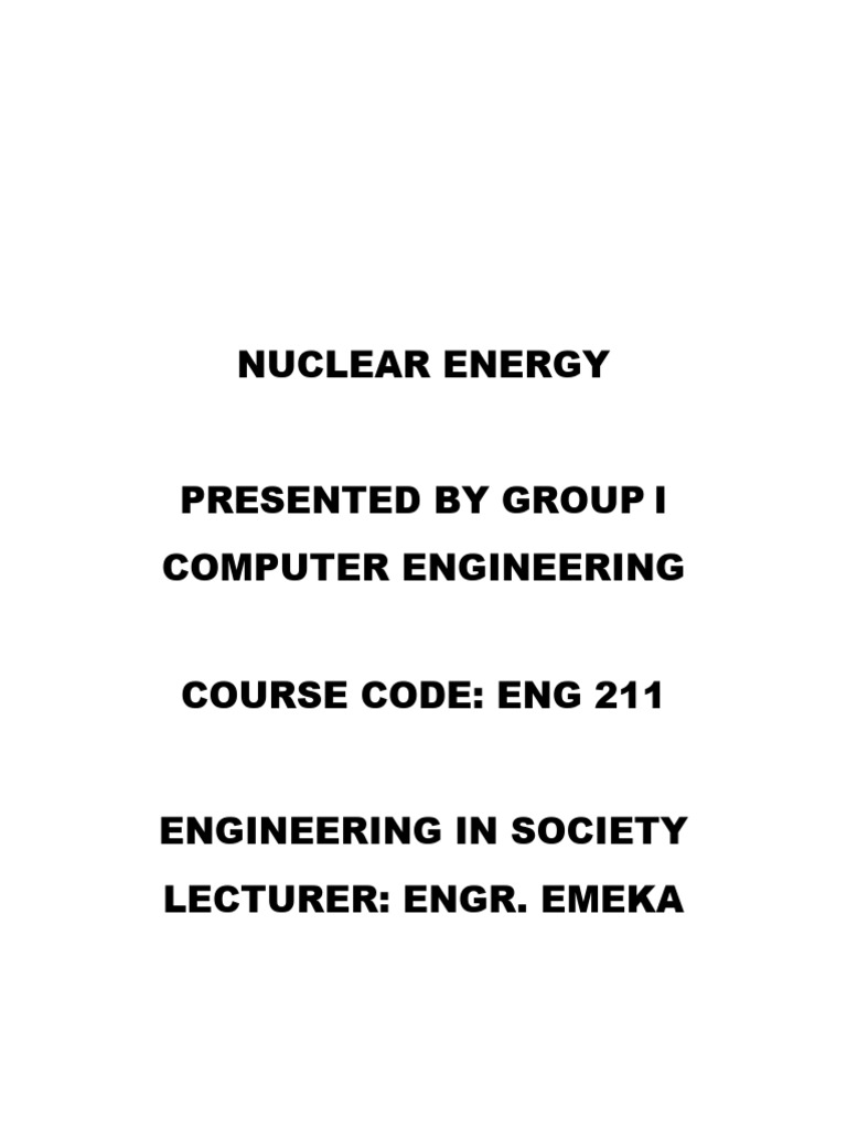 Understanding Nuclear Energy Basics | PDF | Nuclear Power | Nuclear Reactor