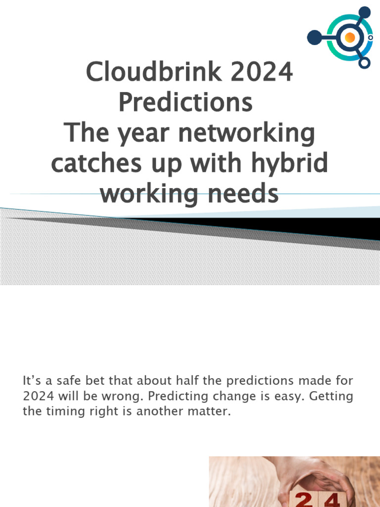 Prakash Mana Shares Cloudbrink 2024 Predictions | PDF | Cloud Computing | Telecommunications