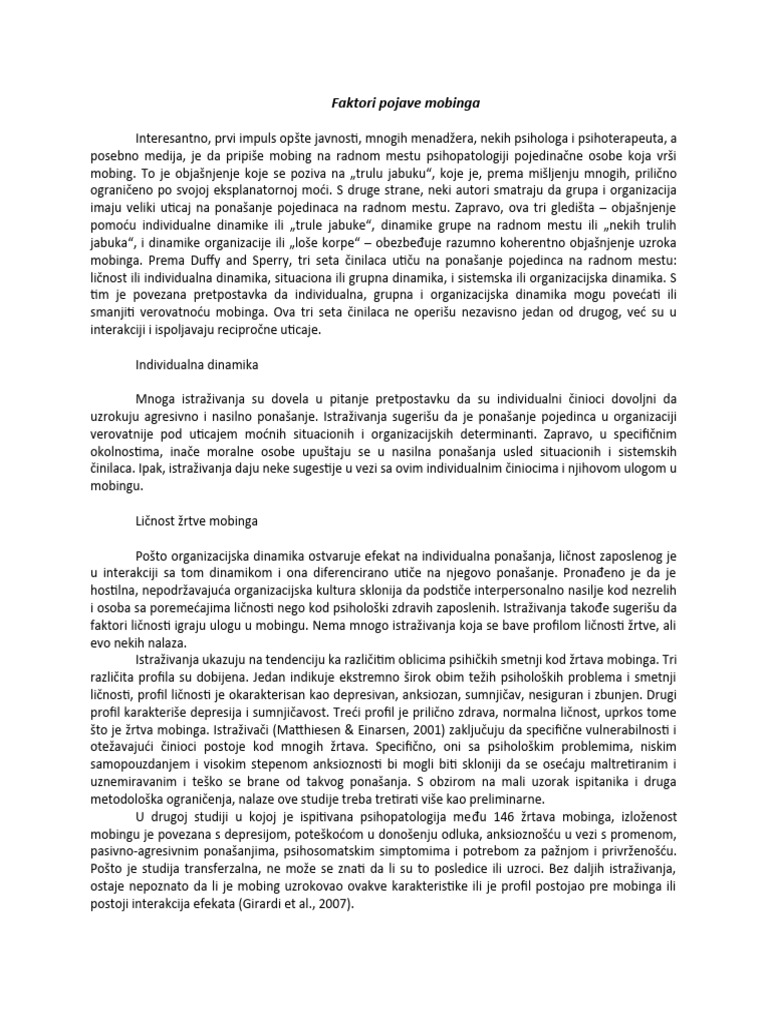 Mobing | PDF