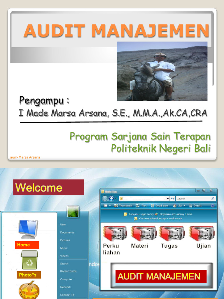 Topik 1 - Pengenalan Audit Manajemen | PDF