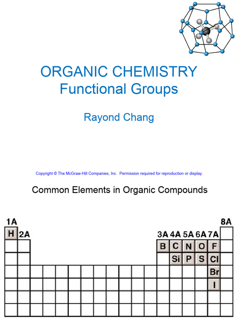 Chapter 6. Functional Groups | PDF | Alkane | Methyl Group