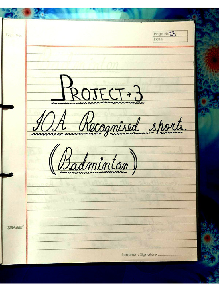 Physical Education Practical 3 | PDF