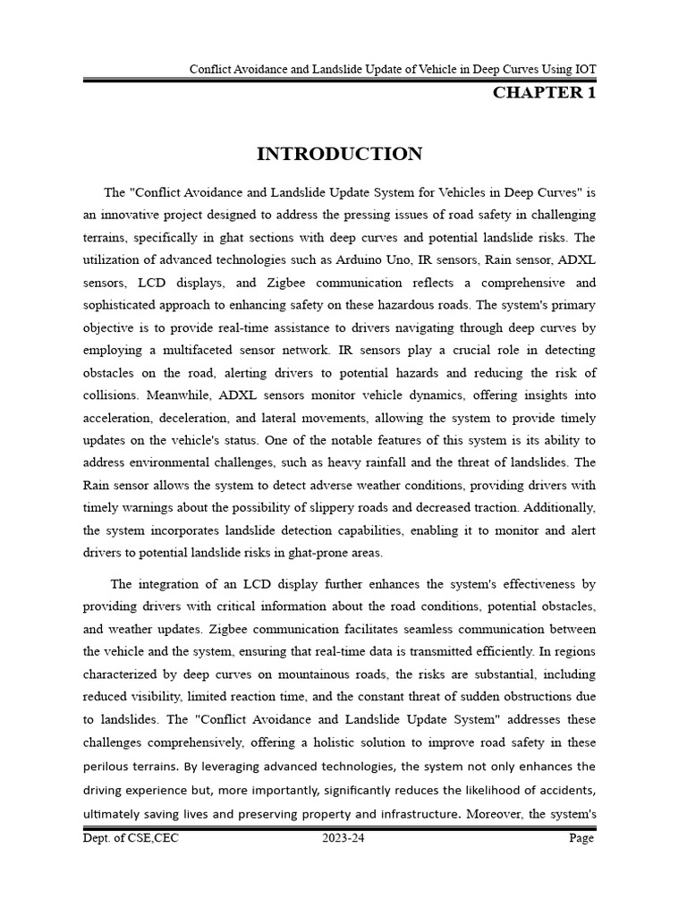 Landlside Phase1 Report | PDF | Internet Of Things | Landslide