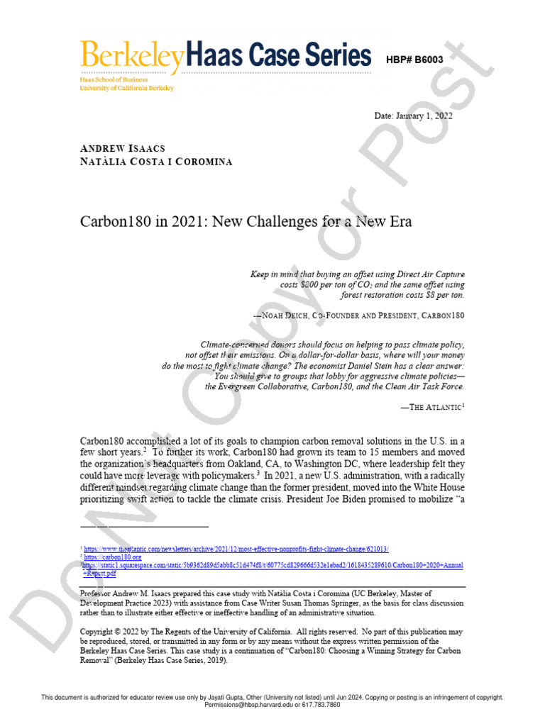 Ethics Case Study 2 | PDF | Carbon Sequestration | Climate Change Mitigation