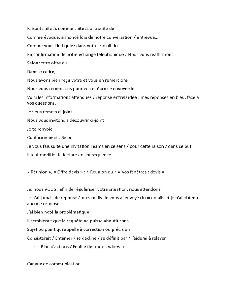 Rédaction Emails | PDF