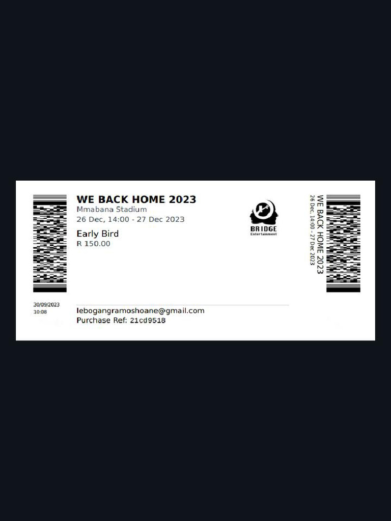 We Back Home 2023 | PDF