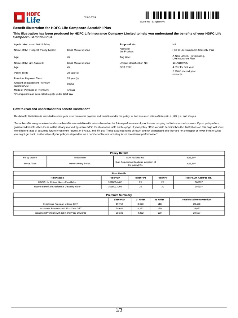 .Trashed 1709744483 Illustration | PDF | Insurance | Life Insurance