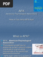 Apa Citation Format | PDF | Citation | Apa Style
