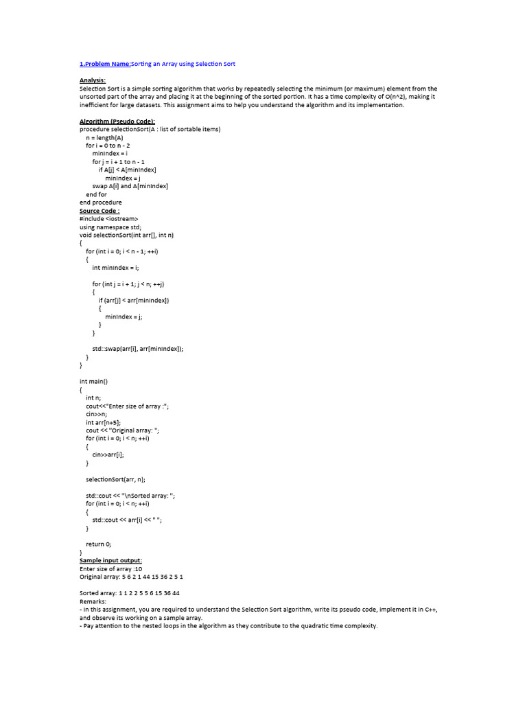 Algo 1 | Download Free PDF | Algorithms And Data Structures | Computer ... Algo 1 | Download Free PDF | Algorithms And Data Structures | Computer ...