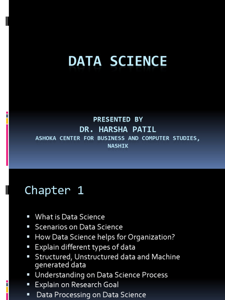 Data Science | PDF | Data Science | Data