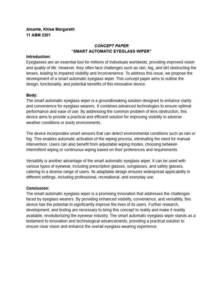 Concept Paper EAPP | PDF