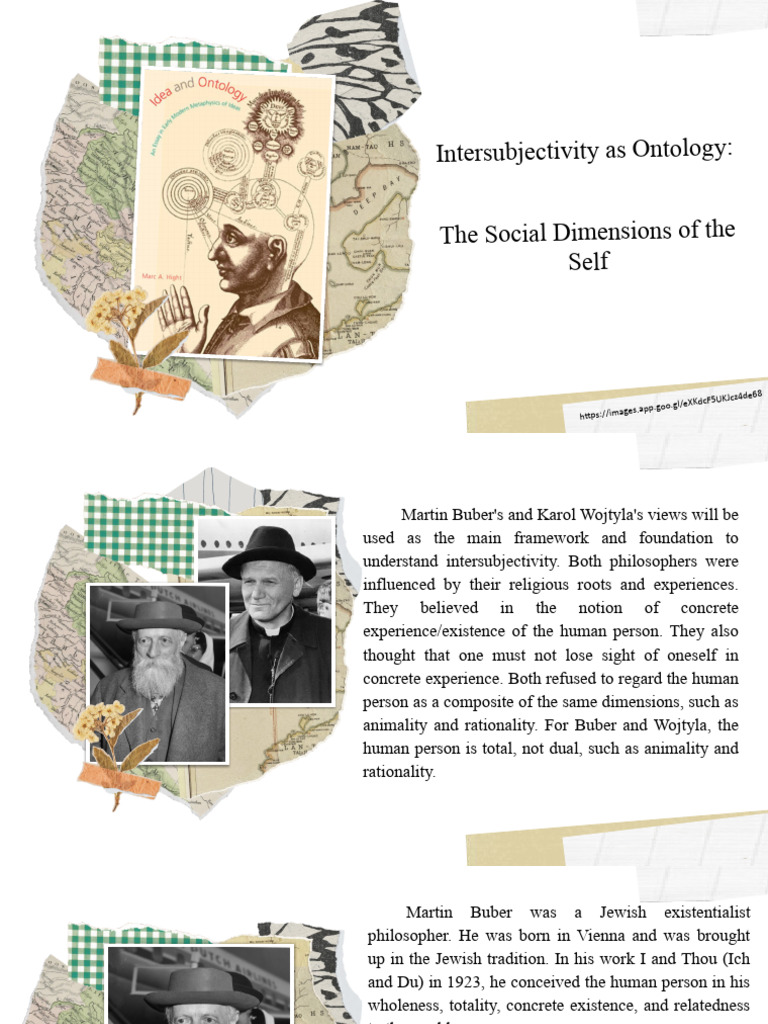 Intersubjectivity As Ontology The Social Dimensions of The Self | PDF | Disability | Behavioural ...