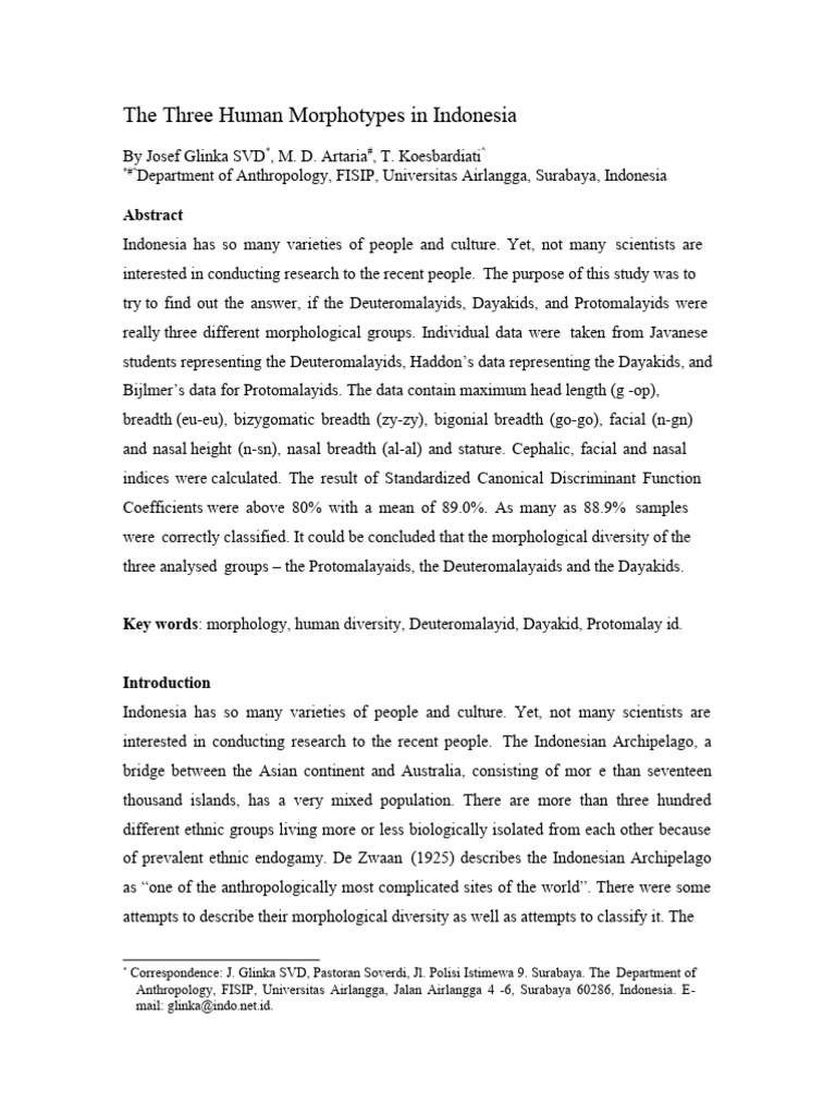 02 Three - Morphotypes | PDF | Race (Human Categorization) | Biological Anthropology