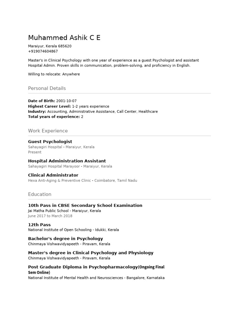 Muhammed Ashik C E 1 | PDF