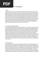 Open Hearth Steelmaking Process Overview | PDF | Steel | Steelmaking