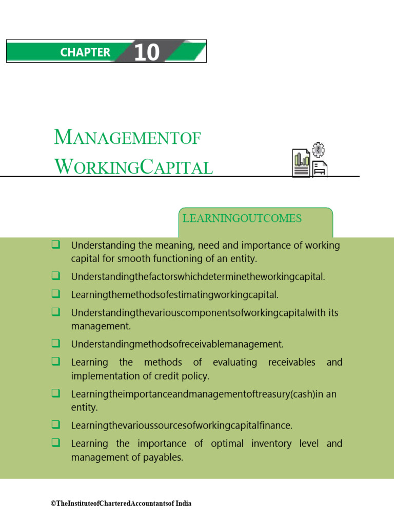 Working Capital Management Essentials | PDF | Working Capital ...