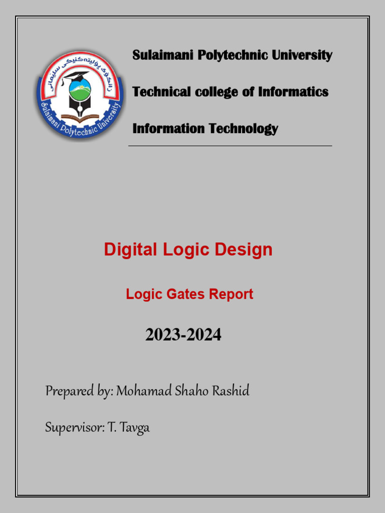 Sulaimani Polytechnic University2 | PDF | Logic Gate | Information And Communications Technology