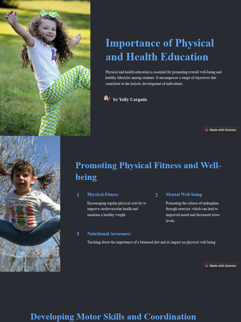 Importance of Physical Education for Health | PDF | Physical Fitness ...