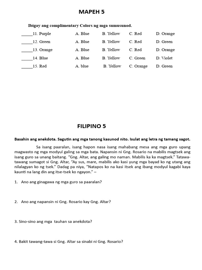 Activity 4 Tom. | PDF