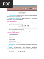 Chemical Kinetics Formula Sheet Class12 | PDF