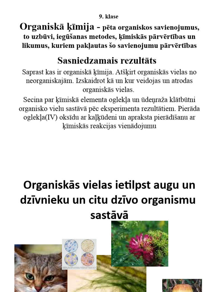 Ievads Org - Ķīmija | PDF