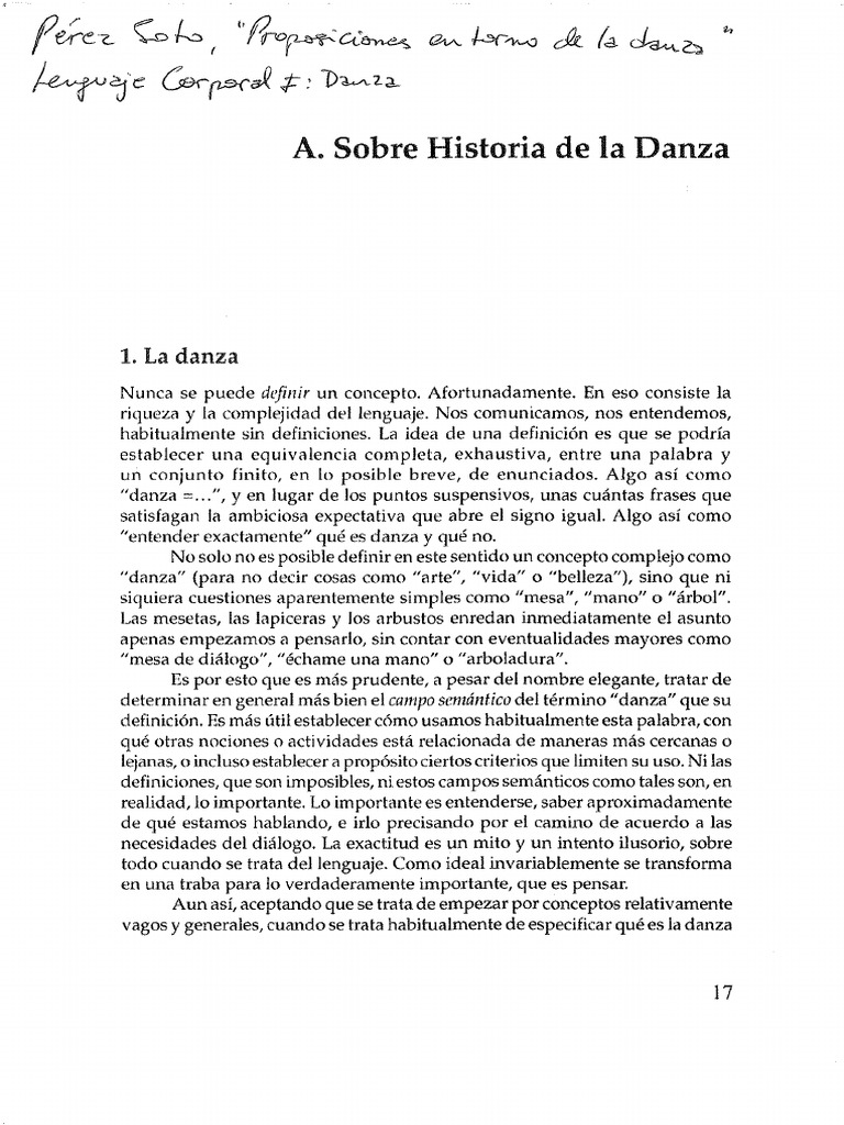 Pere Soto La Historia de La Danza | PDF