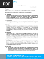 Wipro Offer Letter | PDF | Employment | Justice