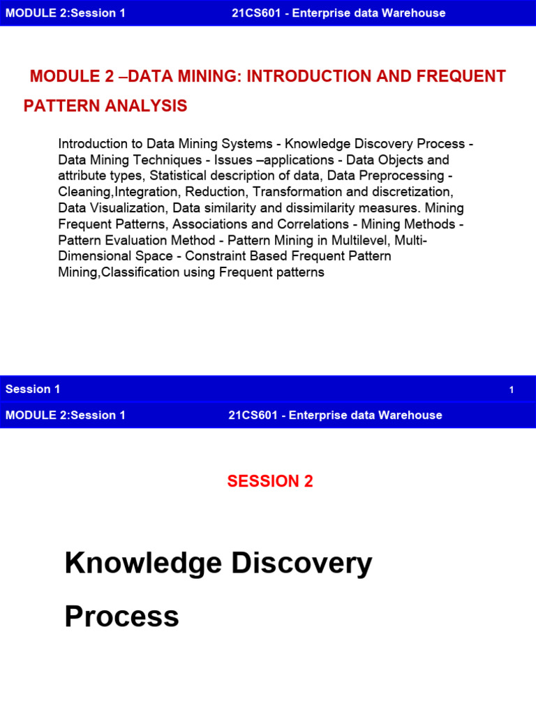 Knowledge Discovery Process | PDF | Data Mining | Data Warehouse