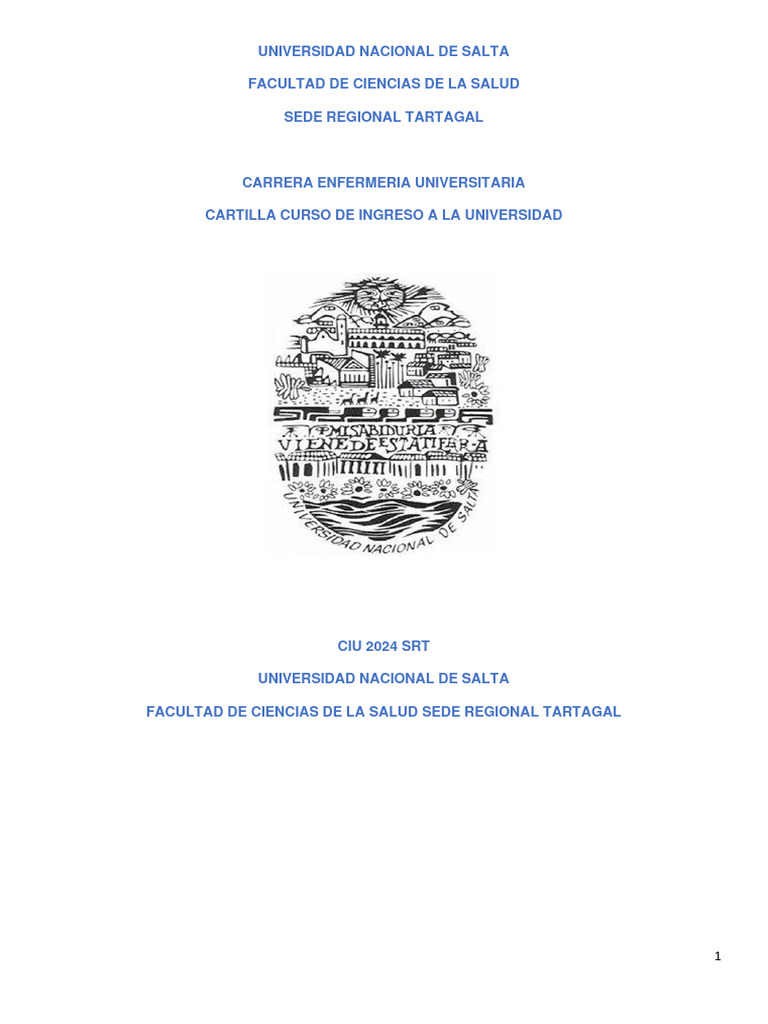 Cartilla Enfermeria 2024 Torres Pablo Emanuel | PDF