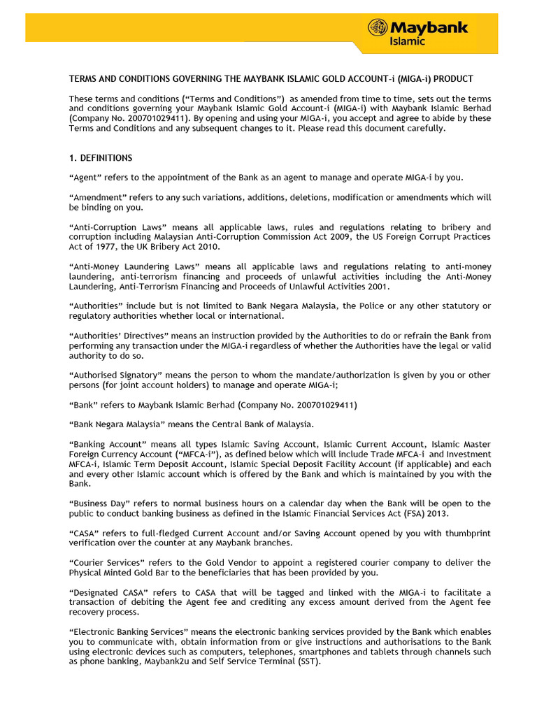 Miga-I TNC | PDF | Banks | Indemnity